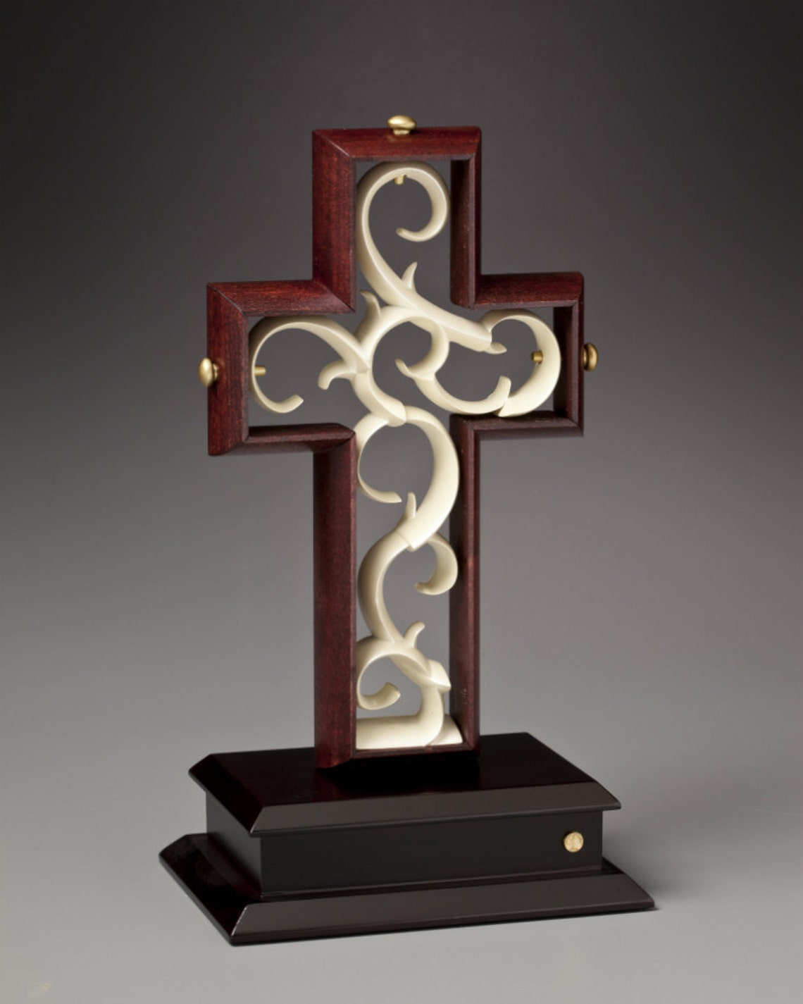 Unity Cross ® Rich Bing Cherry With Ivory Unity Candle Unity - Etsy