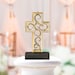Wedding Cord of Three Strands Ceremony Cross Natural Wood & Rope Unity ...