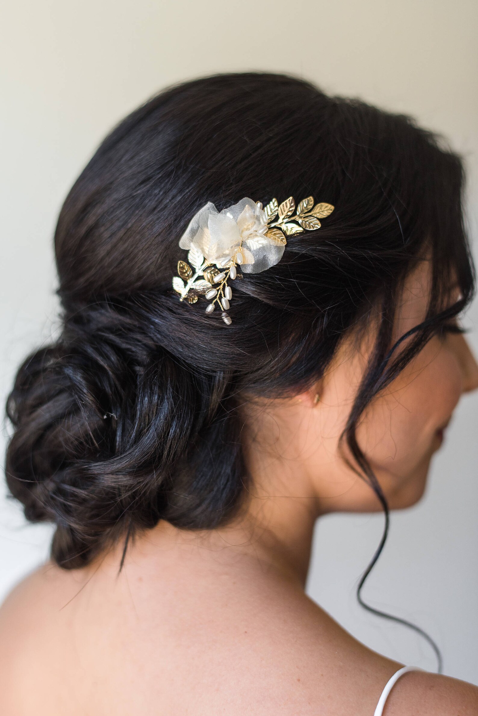 Bridal Laurel Leaf Comb Bridal Leaf Comb Bridal Leaf Headpiece | Etsy