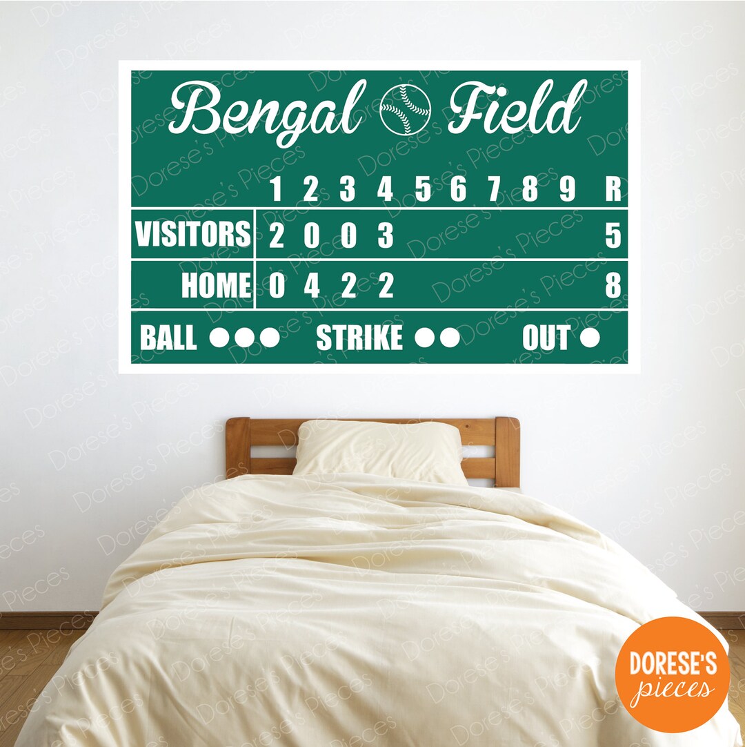 CUSTOMIZED Scoreboard for BASEBALL / SOFTBALL and Other Sports Designs ...