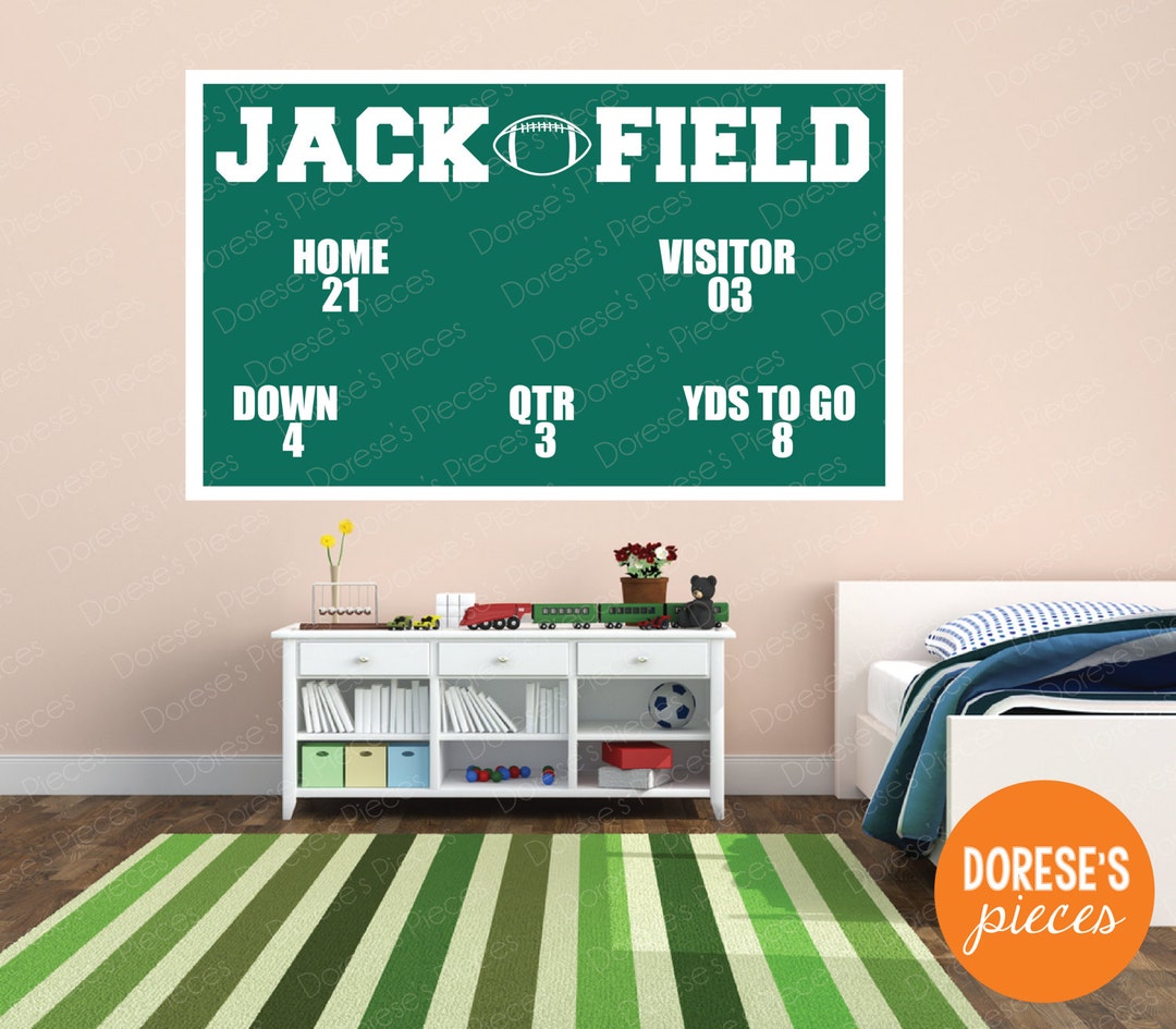 CUSTOMIZED Football Scoreboard and Other Sports Designs - Custom Vinyl ...