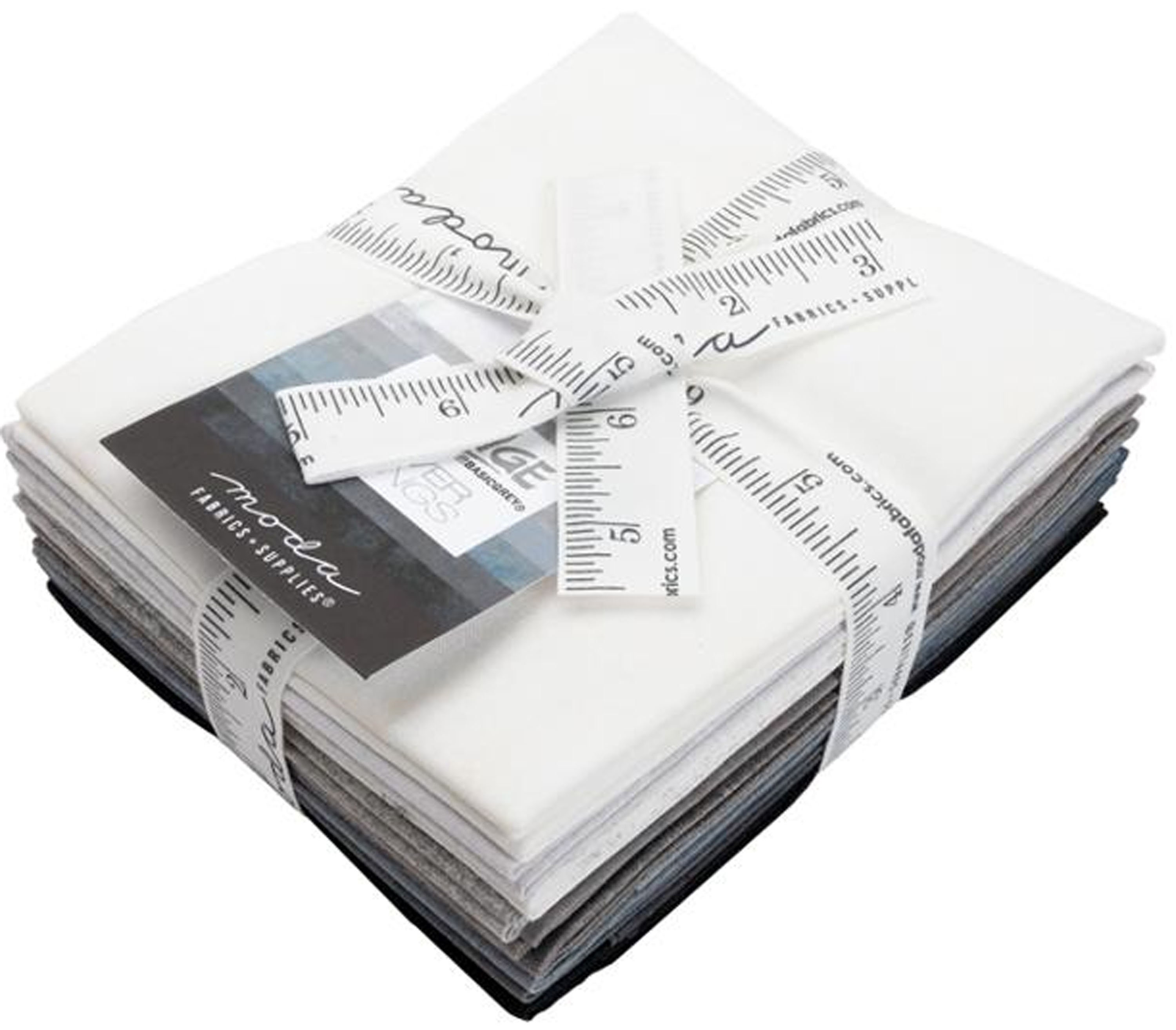 Moda Grunge Basics - Silver Linings Fat Quarter Bundle 10 Cuts 18" X 21 ...