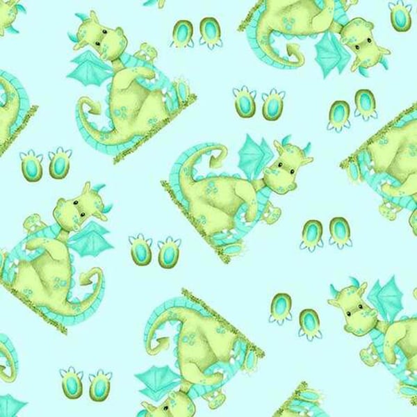Dragon Themed Cotton Fabric - Etsy