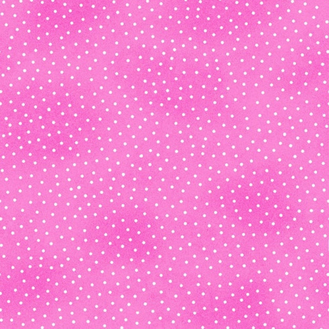 Comfy Cotton Flannel A. E. Nathan - Pink Tonal - Small Dot - by the ...
