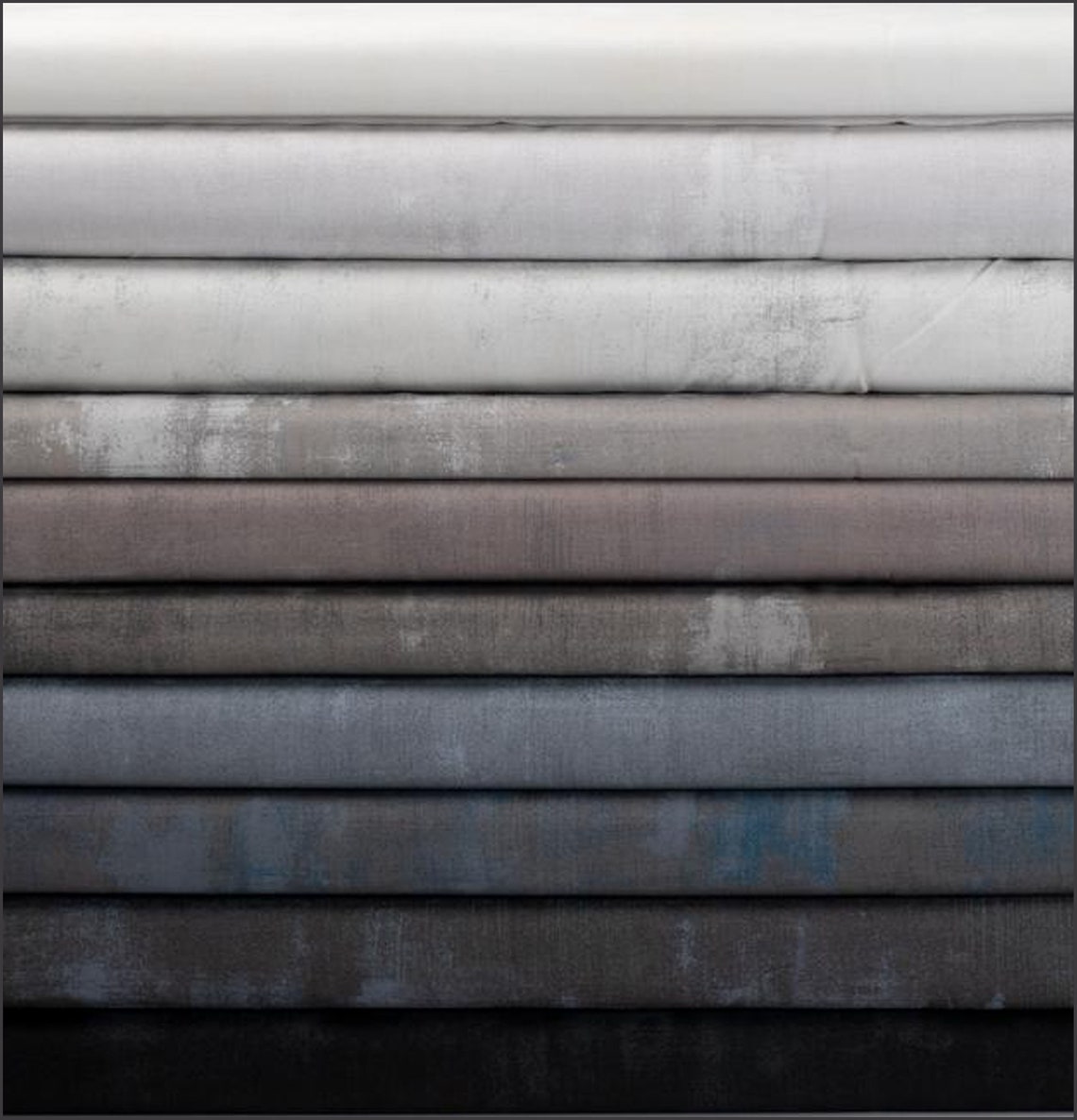 Moda Grunge Basics - Silver Linings Fat Quarter Bundle 10 Cuts 18" X 21 ...