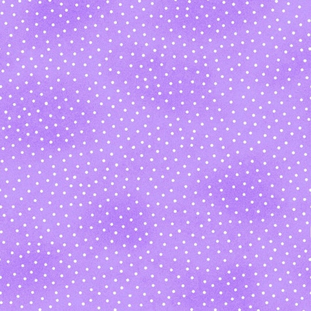 Comfy Cotton Flannel A. E. Nathan - Purple Tonal - Small Dot - by the ...