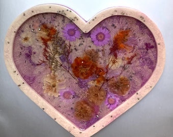 Dried Lavender Resin Tray - Etsy