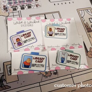 DW - Book Club - Arthur - Library Card - Gifts for Librarian - Double ...