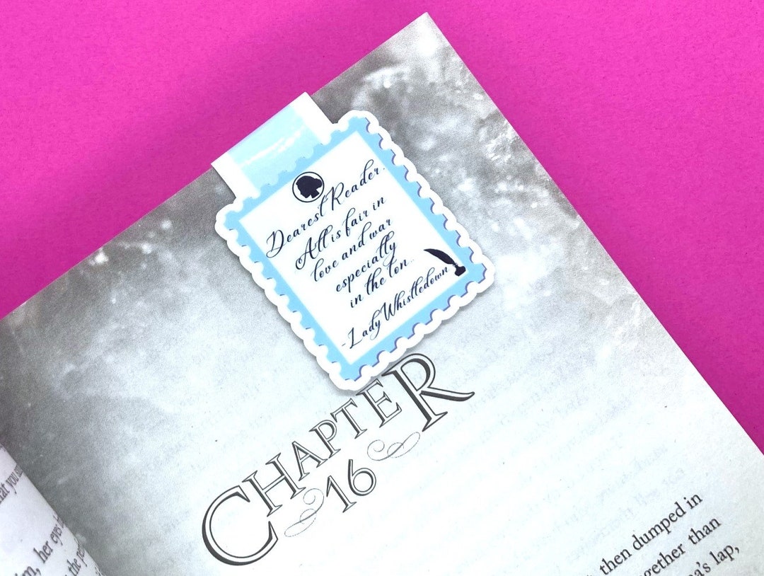 Lady Whistledown - Dearest Reader - Gifts for Librarian - Page Holder ...