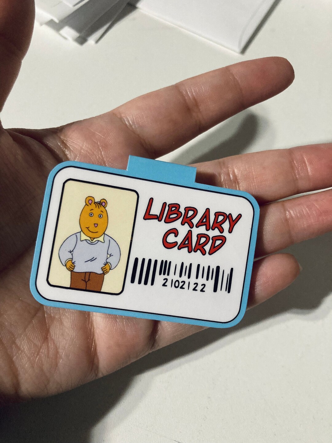 Brain - Book Club - Arthur - Library Card - Gifts for Librarian ...