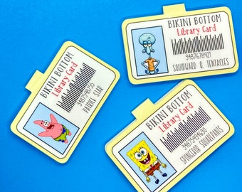 Spongebob Bookmark - Etsy