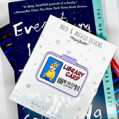 Library Card Magnetic Bookmark Bookish Gift Book Club - Etsy