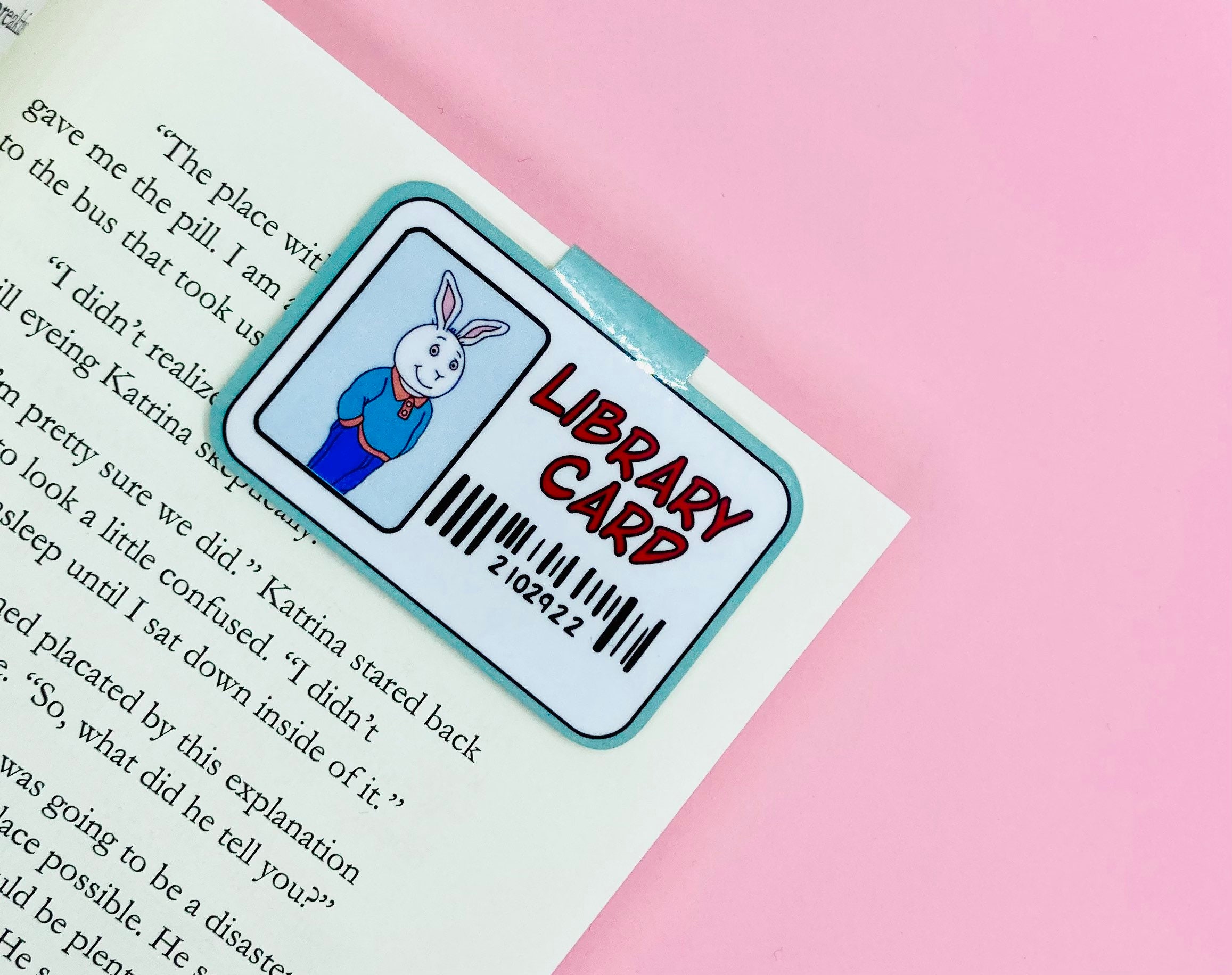 Buster Book Club Arthur Library Card Gifts for - Etsy