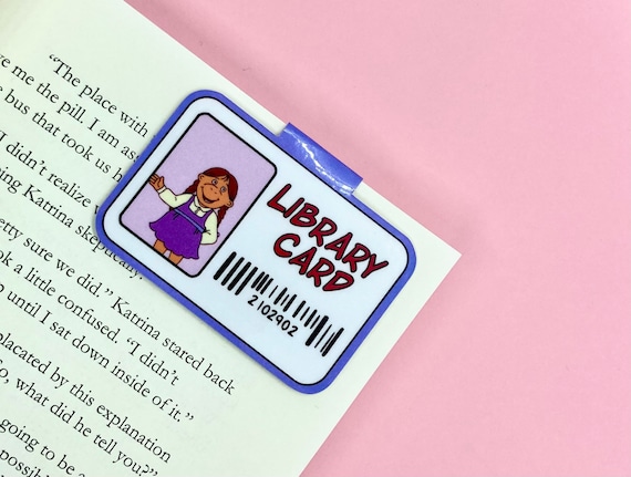 Muffy Book Club Arthur Library Card Gifts for | Etsy