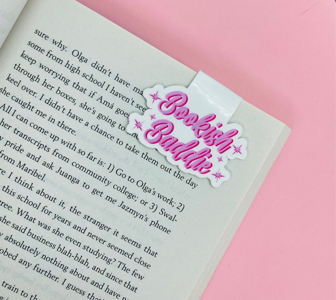 Bookish Baddie Library Bookmarks Magnetic Bookmark - Etsy