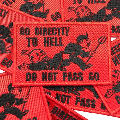 Go to Hell Patch - Etsy
