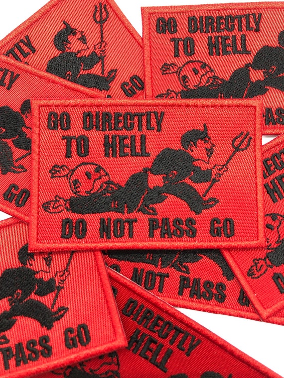 Go to Hell Patch - Etsy