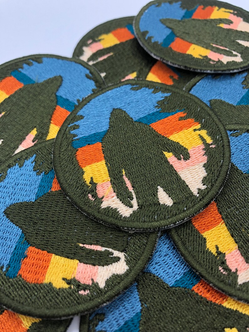 Bigfoot Patch - Etsy