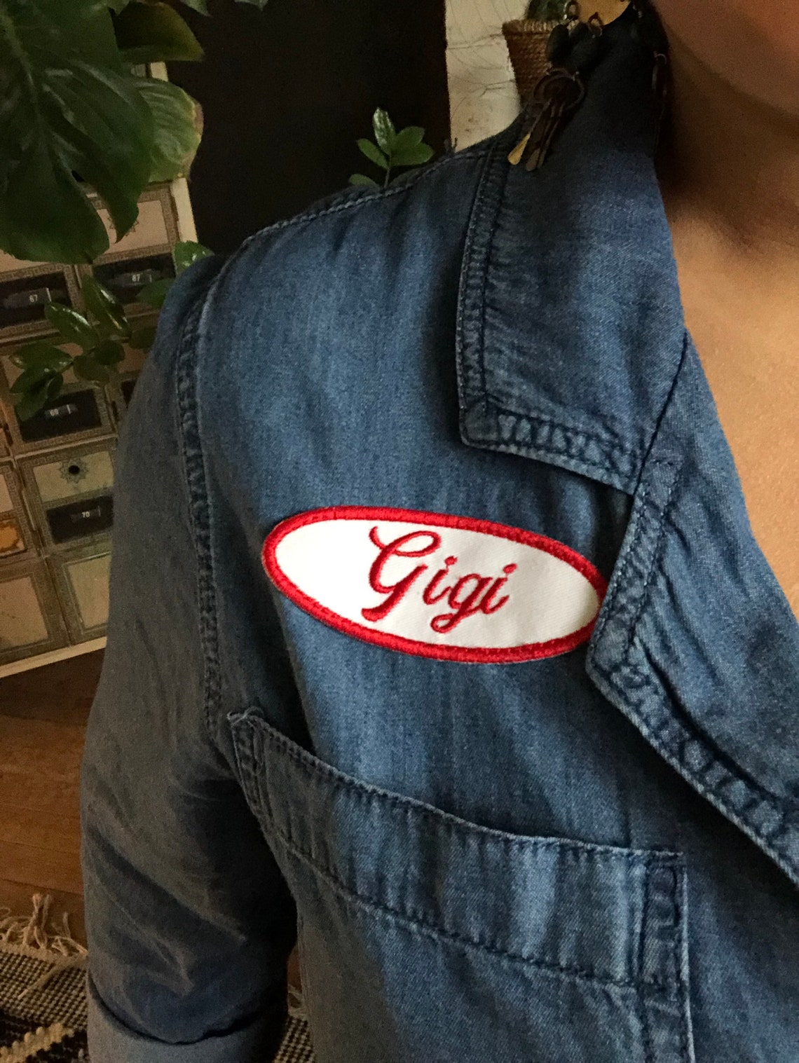 Custom Vintage Style Name Tag-choice of Color - Etsy