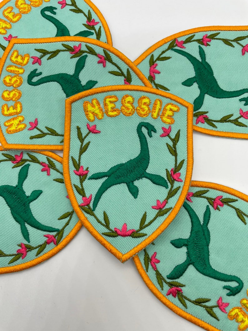 Nessie Crest Patch - Etsy