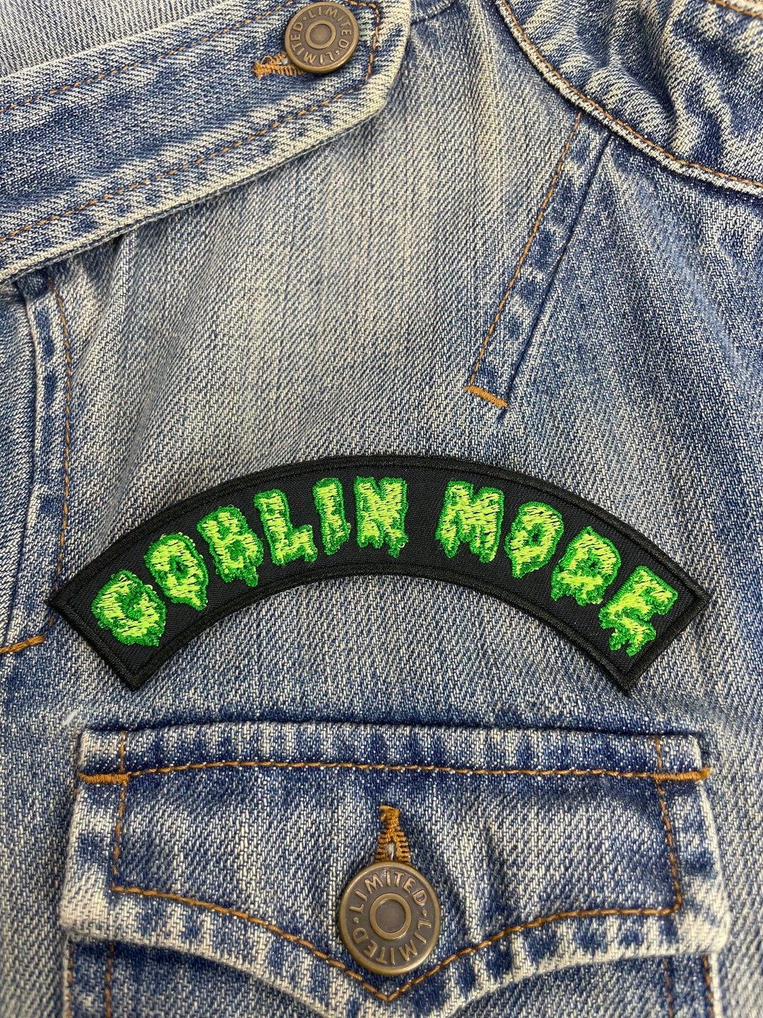 Goblin Mode! Embroidered Patch- Iron on OR Hook Fastener Options - Etsy
