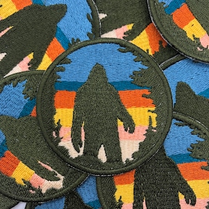 Bigfoot Patch - Etsy