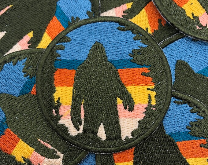 Bigfoot Patch - Etsy