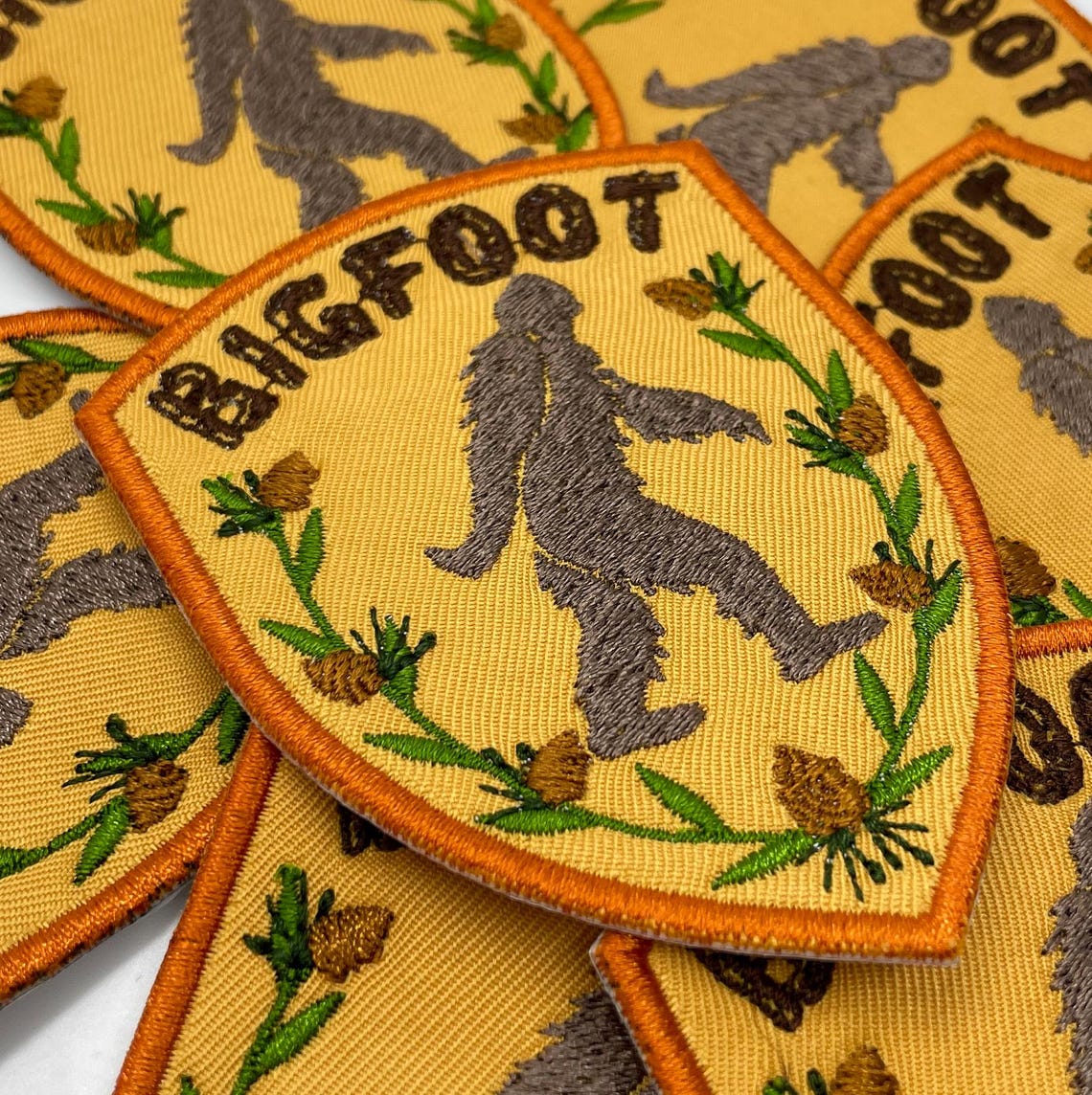 Bigfoot Crest Patch - Etsy