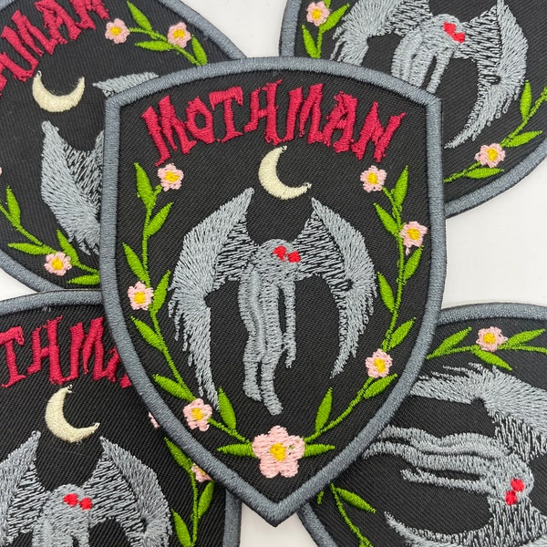 Mothman Patch - Etsy