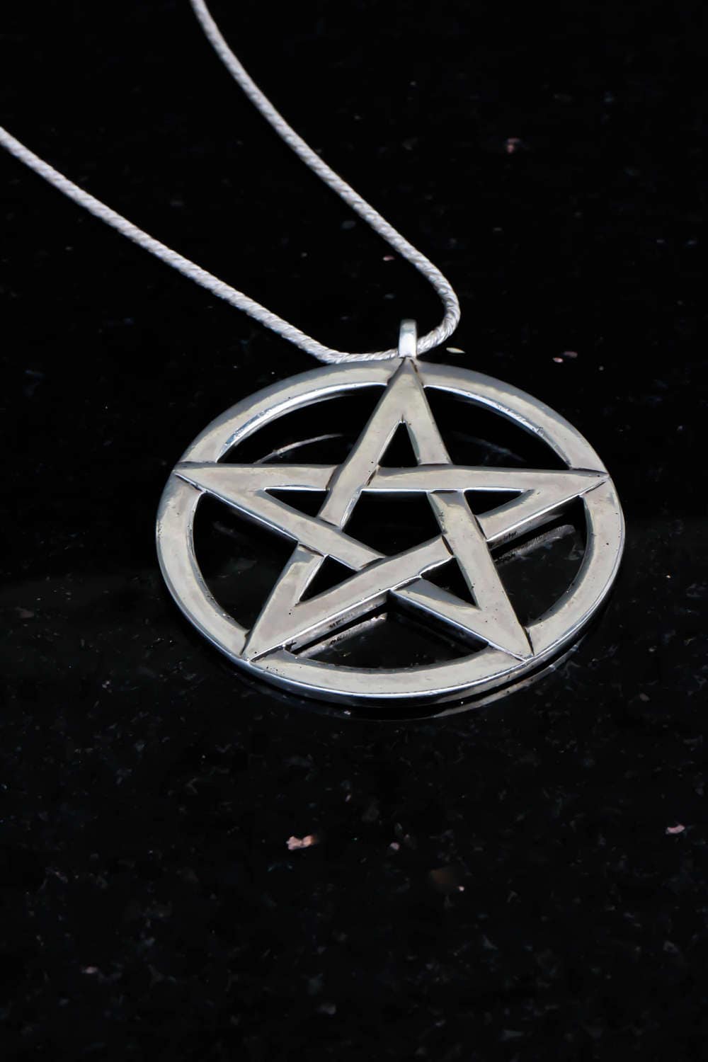 XL size Pentagram pendant sterling silver large Pentagram | Etsy