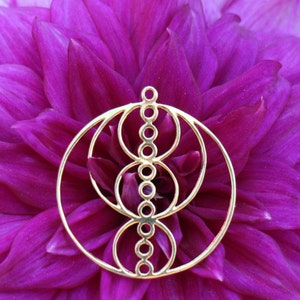 18k Solid Gold Nikola Tesla Pendant, Fibonacci Necklace, 369 Nikola ...