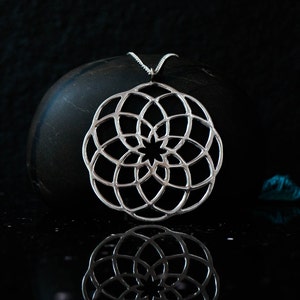 Sacred Geometry Pendant, Sacred Geometry Jewelry, Tribal Necklace ...