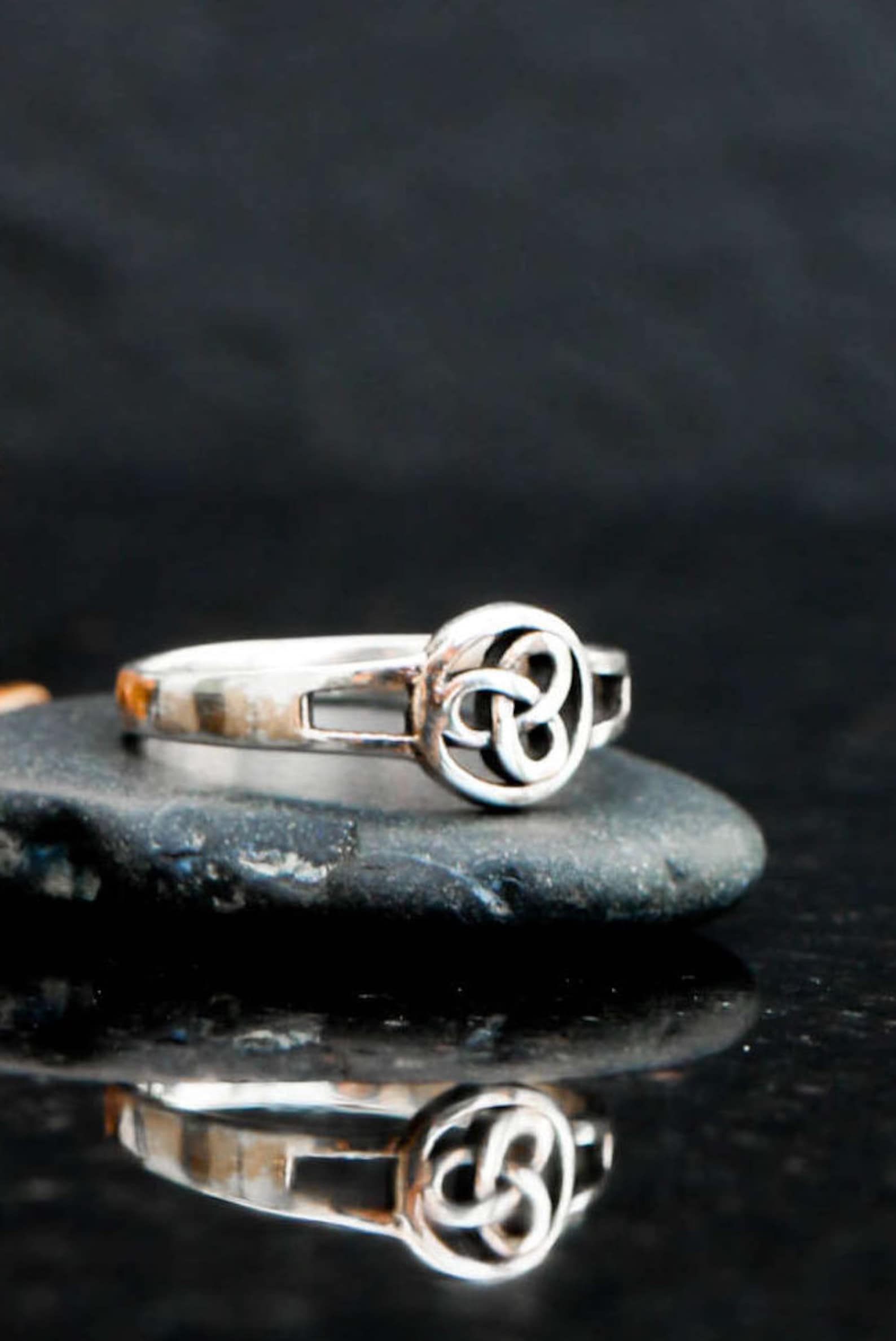 Celtic Ring Celtic Trinity Ring Trinity Knot Ring Celtic - Etsy