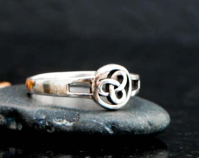 Celtic Ring, Celtic Trinity Ring, Trinity Knot Ring, Celtic Ring Women ...
