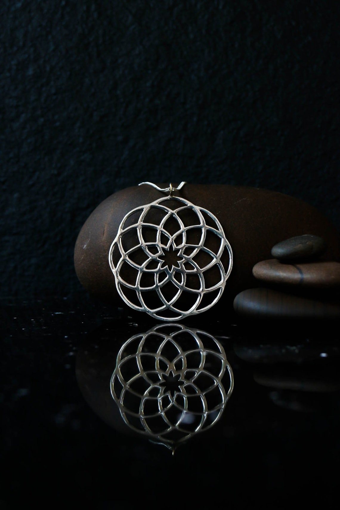 Sacred Geometry Pendant Sacred Geometry Jewelry Tribal | Etsy