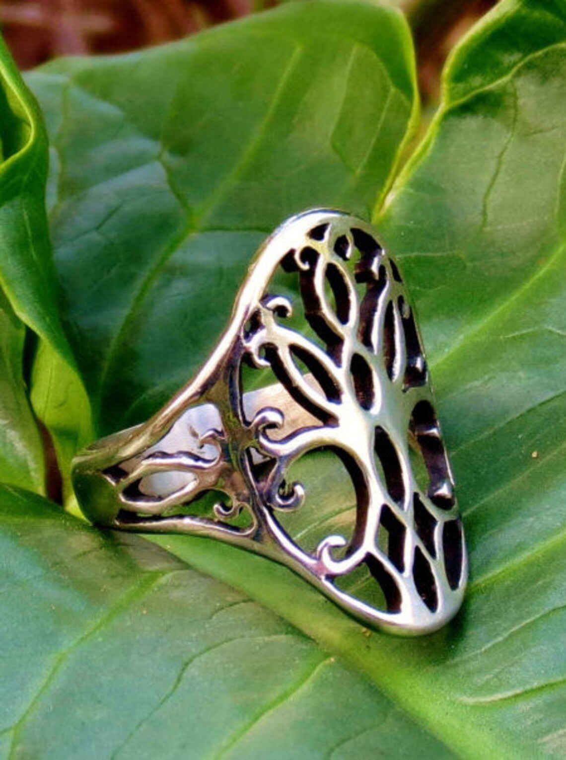 Silver Tree of Life Ring Tree of Life Ring Handmade in | Etsy
