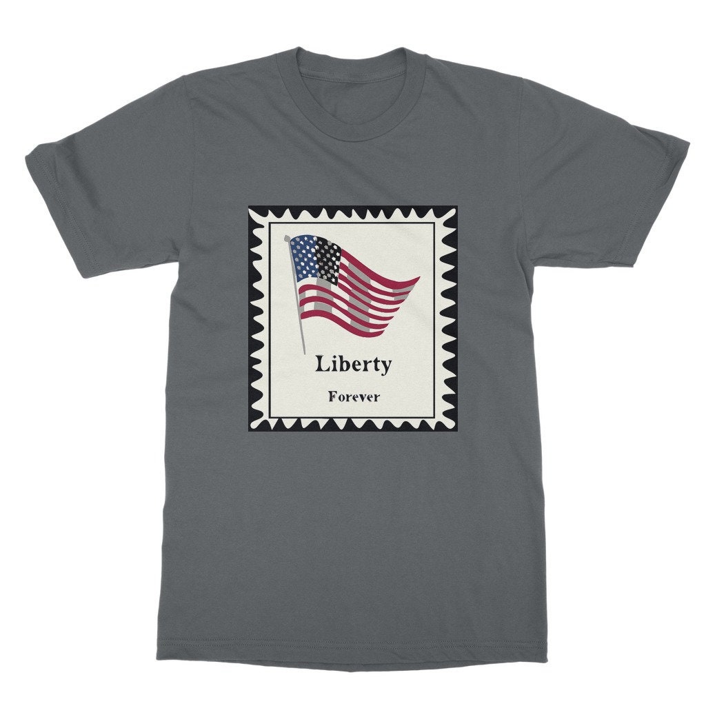 Timbre Liberty USA T-shirt unisexe classique - Haut pour homme, haut ...