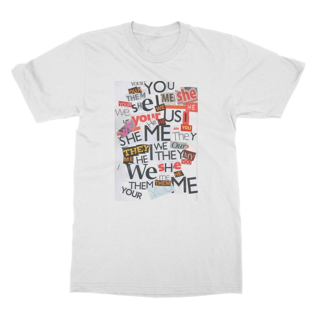Pronouns Collage Unisex T-shirt - Etsy