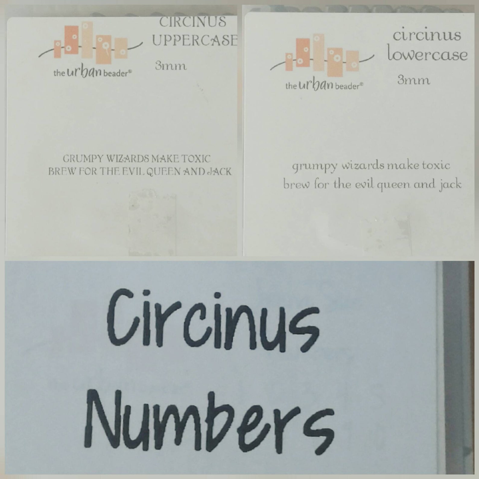 DESTASH - Circus Uppercase Lowercase and Numbers Alphabet Letter Set ...