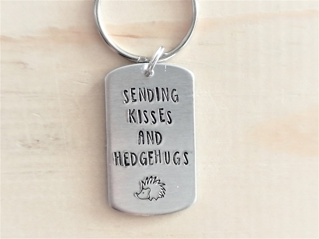 Hand Stamped Hugs Kisses Love Hedgehogs Hedgehugs Wedding Anniversary ...