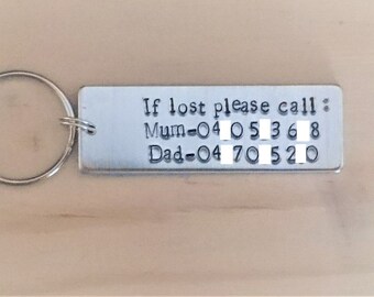 Lost Found Key Tag - Etsy