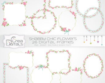 Shabby chic border | Etsy