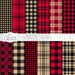 Rustic Lumberjack Buffalo Plaid, 12 Digital Papers, DIRECT DOWNLOAD - Etsy