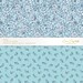 Floral Digital Paper, Blue, Aqua and Navy Seamless Pattern, Ditsy ...