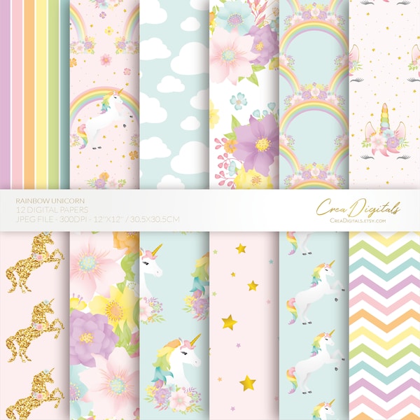 Unicorn Papers - Etsy