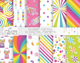 Fairy 12 Pink Digital Papers INSTANT DOWNLOAD | Etsy