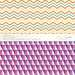 Geometric Digital Pattern, 12 Purple, Yellow and Pink Printable Papers ...