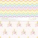 Unicorn Pastel Rainbow Papers, Gold Glitter Unicorn Seamless Pattern ...