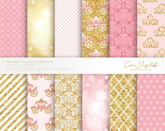 Fairy, 12 Pink Digital Papers, INSTANT DOWNLOAD - Etsy