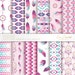 Ballerina, 12 Pink and Gold Digital Papers, Ballet and Tutu Printables ...